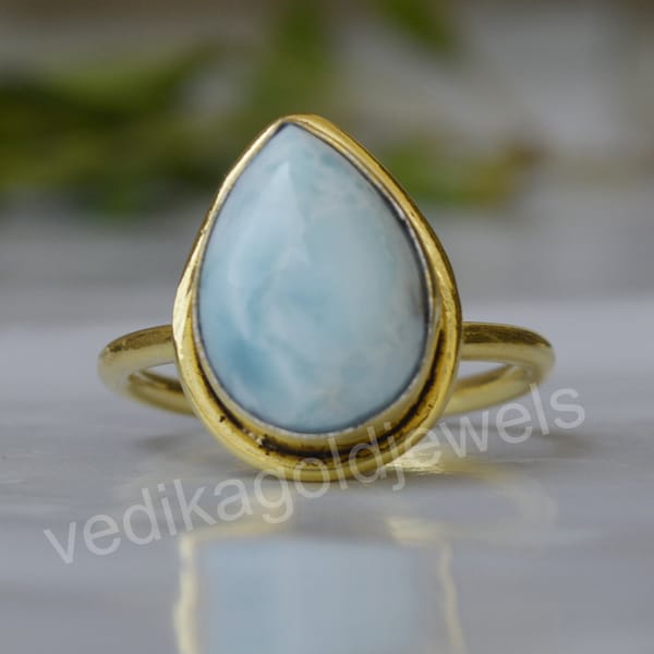 Larimar Gold - Etsy
