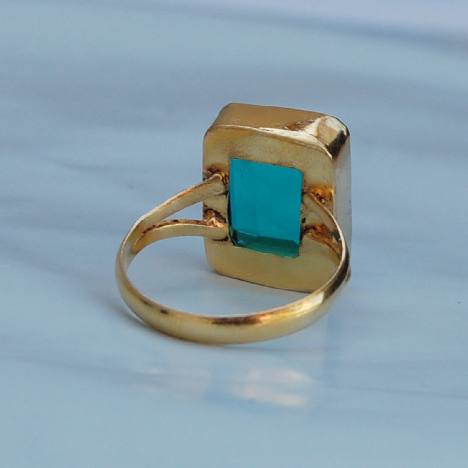 Cushion Cut Russian Dioptase Quartz Gemstone 925 Sterling - Etsy