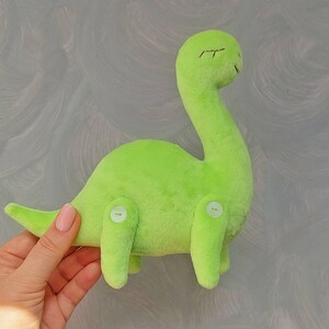 Brontosaurus Plush Sewing Pattern: Easy Dinosaur Tutorial (PDF Pattern ...