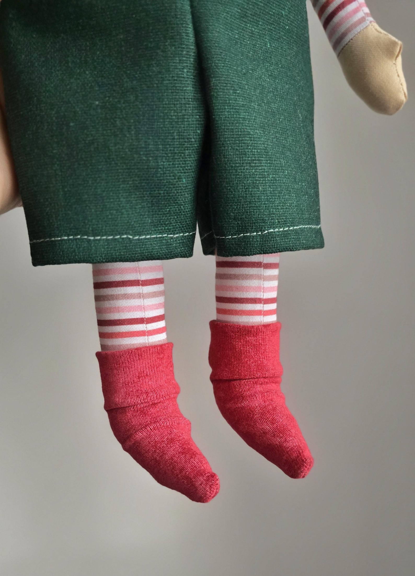 Christmas Elf Sewing Pattern: 12" Stuffed Doll Tutorial (PDF) - Etsy