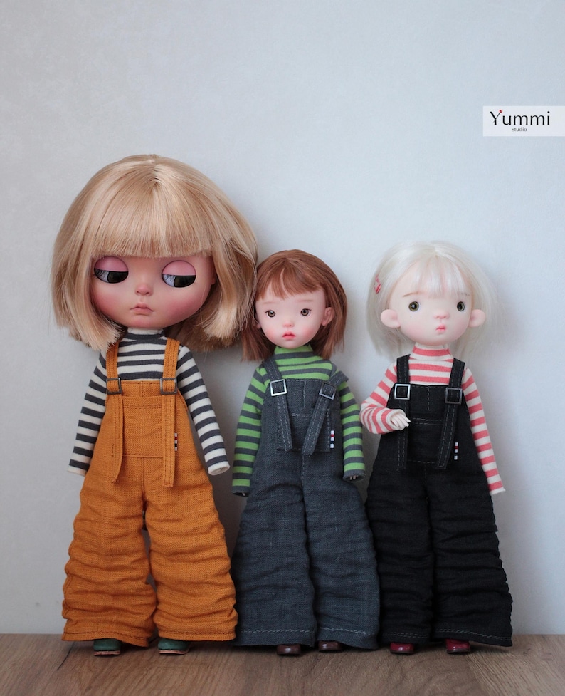 Pattern PDF Overalls for Neo Blythe, Azone S, Obitsu 24, Licca - Etsy