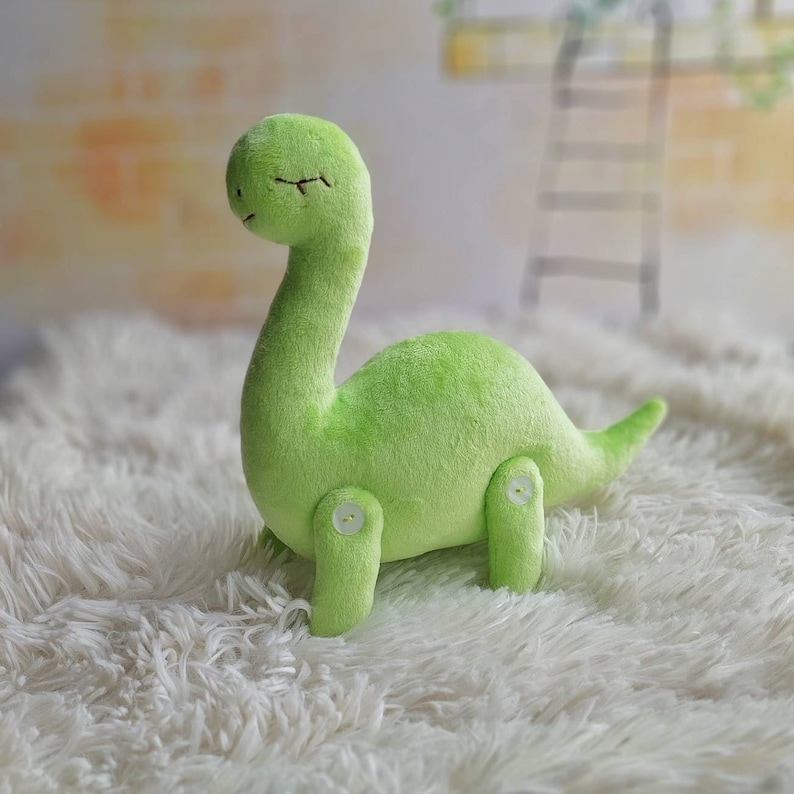 Brontosaurus Plush Sewing Pattern: Easy Dinosaur Tutorial (PDF Pattern ...
