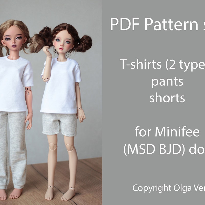 1/4 Bjd Clothes Pattern - Etsy Canada
