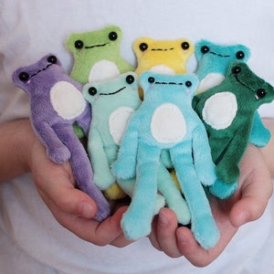 Mini Frog Super Easy Pdf Pattern, Leggy Frog, Sewing Tutorial, Cute ...