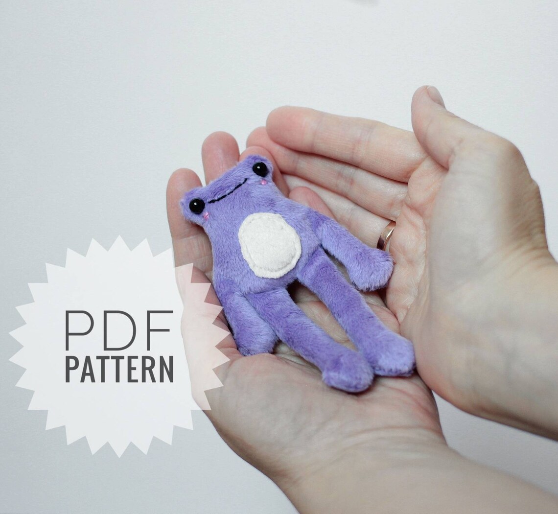 Mini Frog Pdf Pattern Leggy Frog Sewing Tutorial Cute - Etsy UK