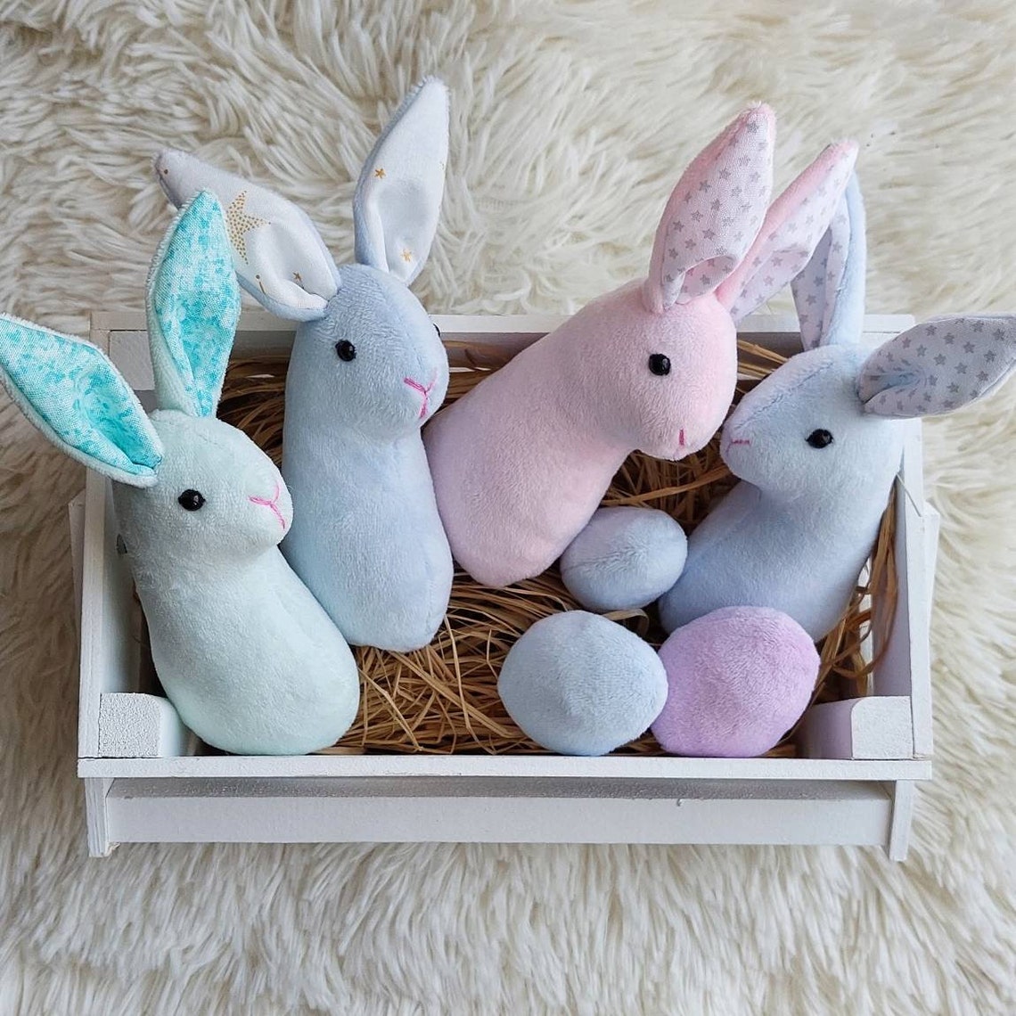 2-in-1 Easter Bunny and Egg Pdf Pattern Sewing Pdf Tutorial | Etsy