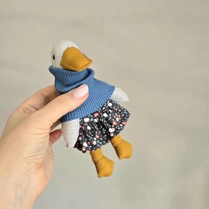 Goose Pattern and Tutorial, Geese With Clothes Pattern, Eco Toy Sewing ...