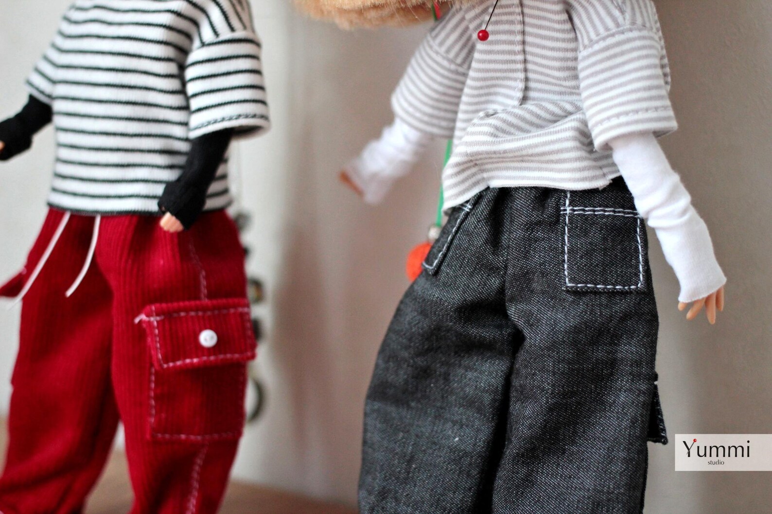 Oversized T-shirt, Wide Trousers With Patch Pockets for Neo Blythe ...