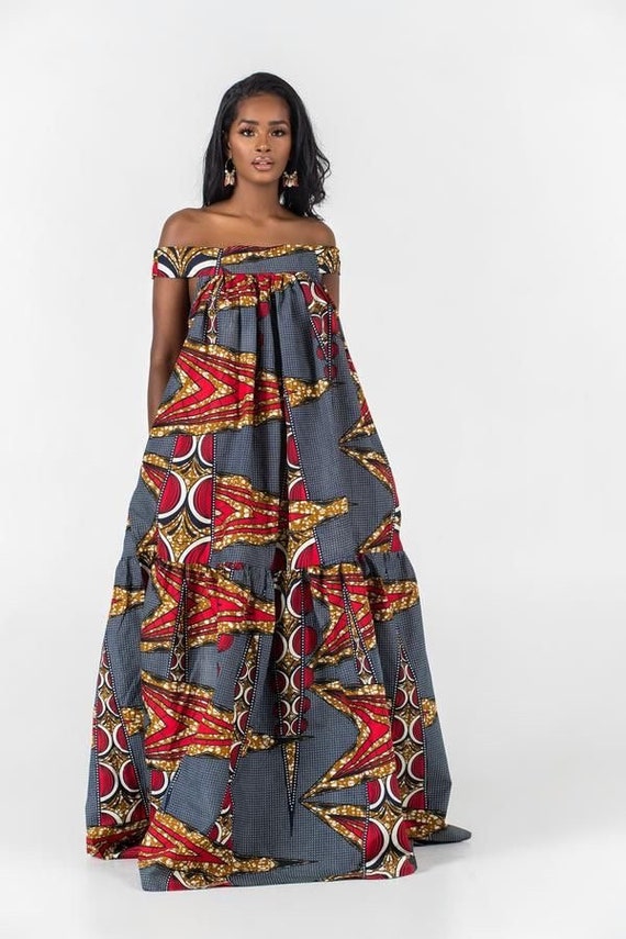 African Ankara Maternity Dress Pregnancy Outfit African Etsy