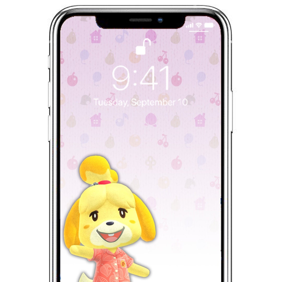 Simple AC Isabelle Wallpaper - Etsy