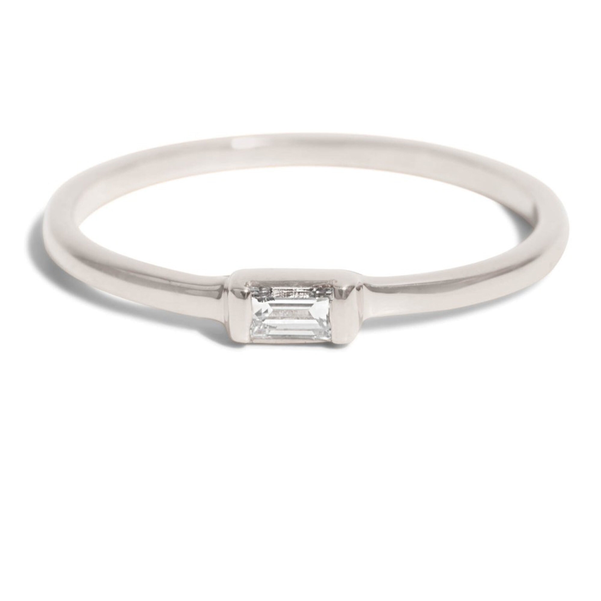 Natural Crystal Quartz Octagon Silver Ring-women Silver - Etsy