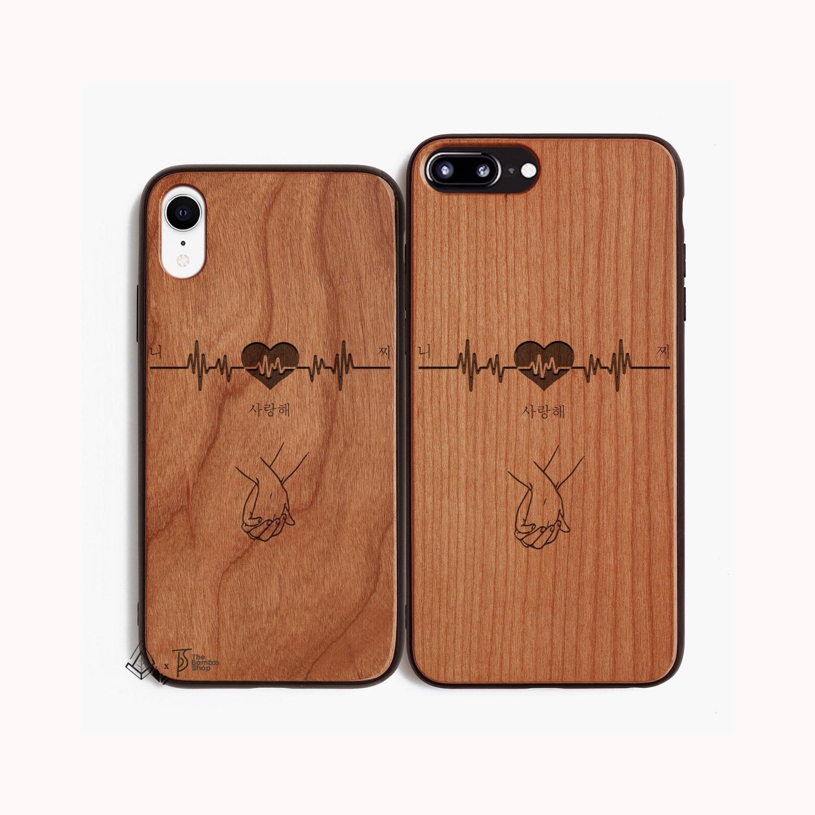 Sweet Love Heart Couple Phone Case, Couple iPhone Cases, Engagement ...