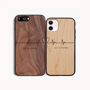 Sweet Love Heart Couple Phone Case, Couple iPhone Cases, Engagement ...