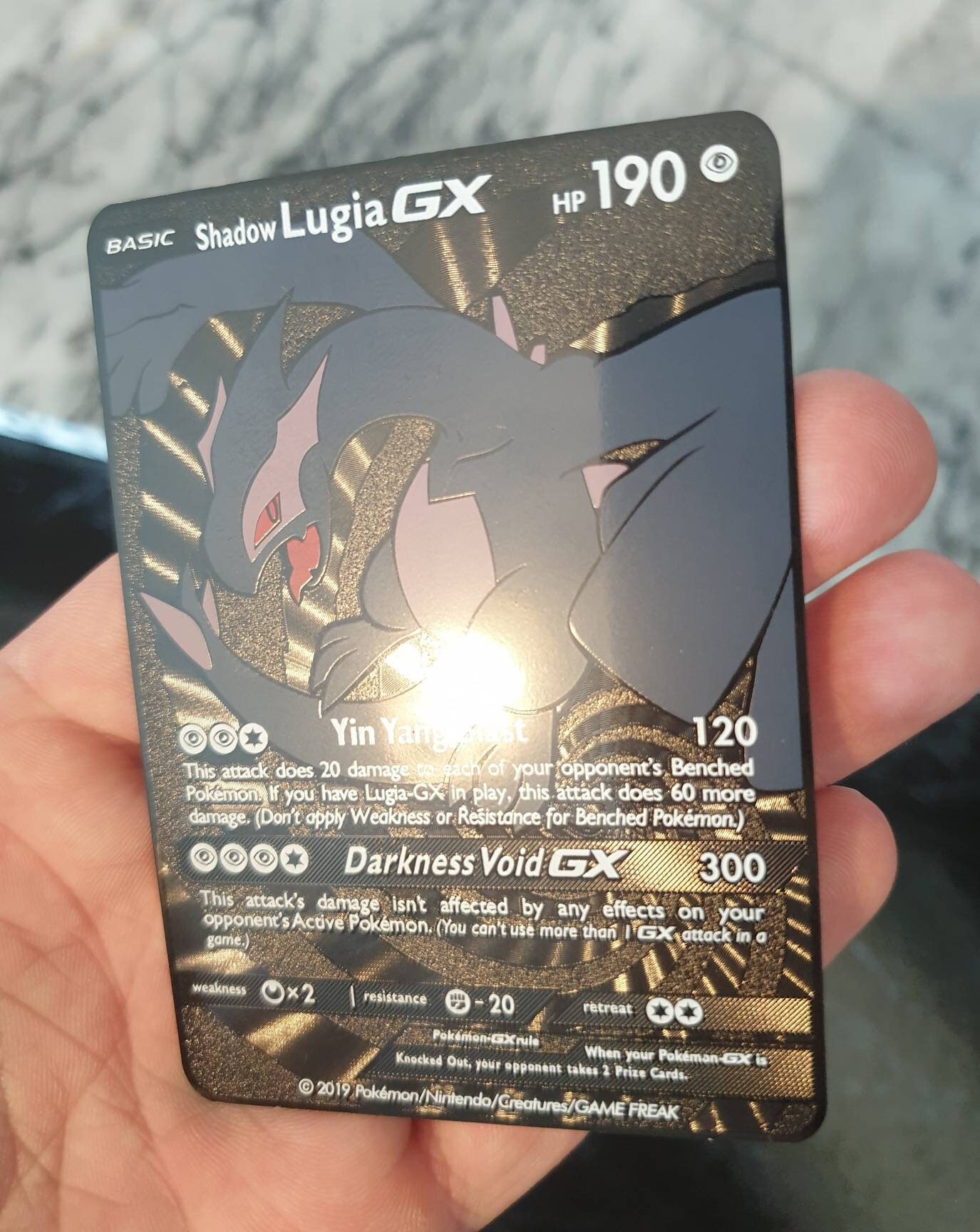 Shadow Lugia Card Real