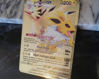 Zapdos Gold Card - Etsy
