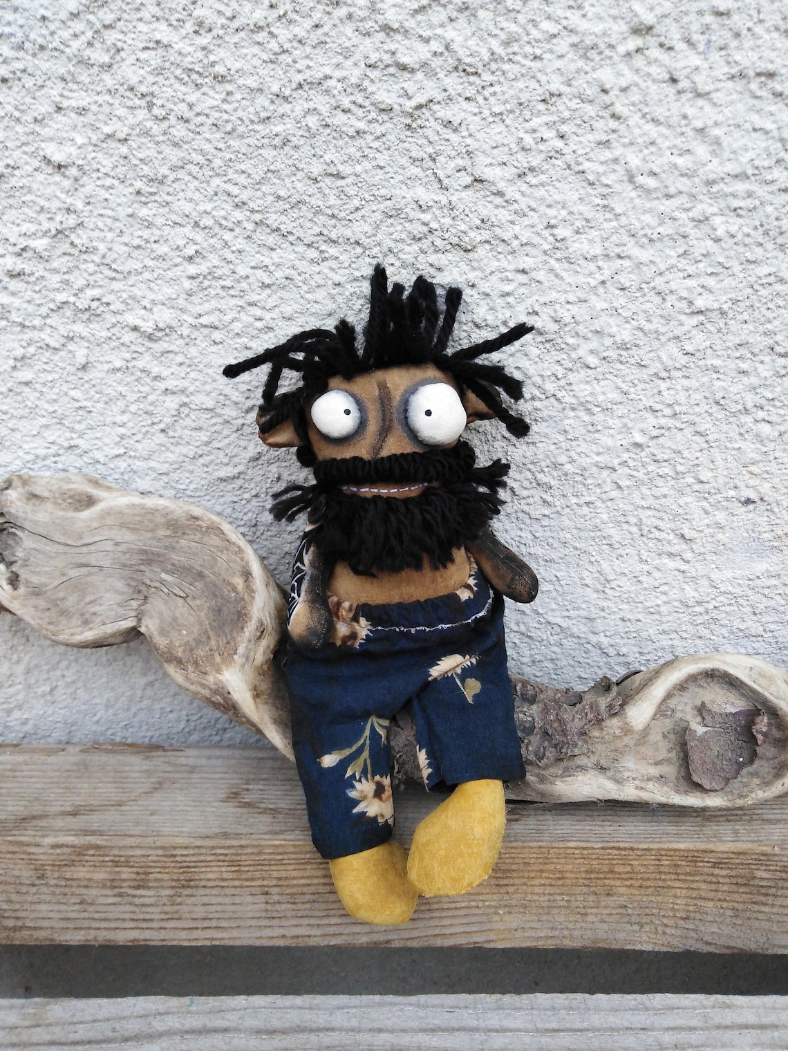 Primitive Doll Man With a Beard, Doll Man, Funny Doll With a Beard - Etsy