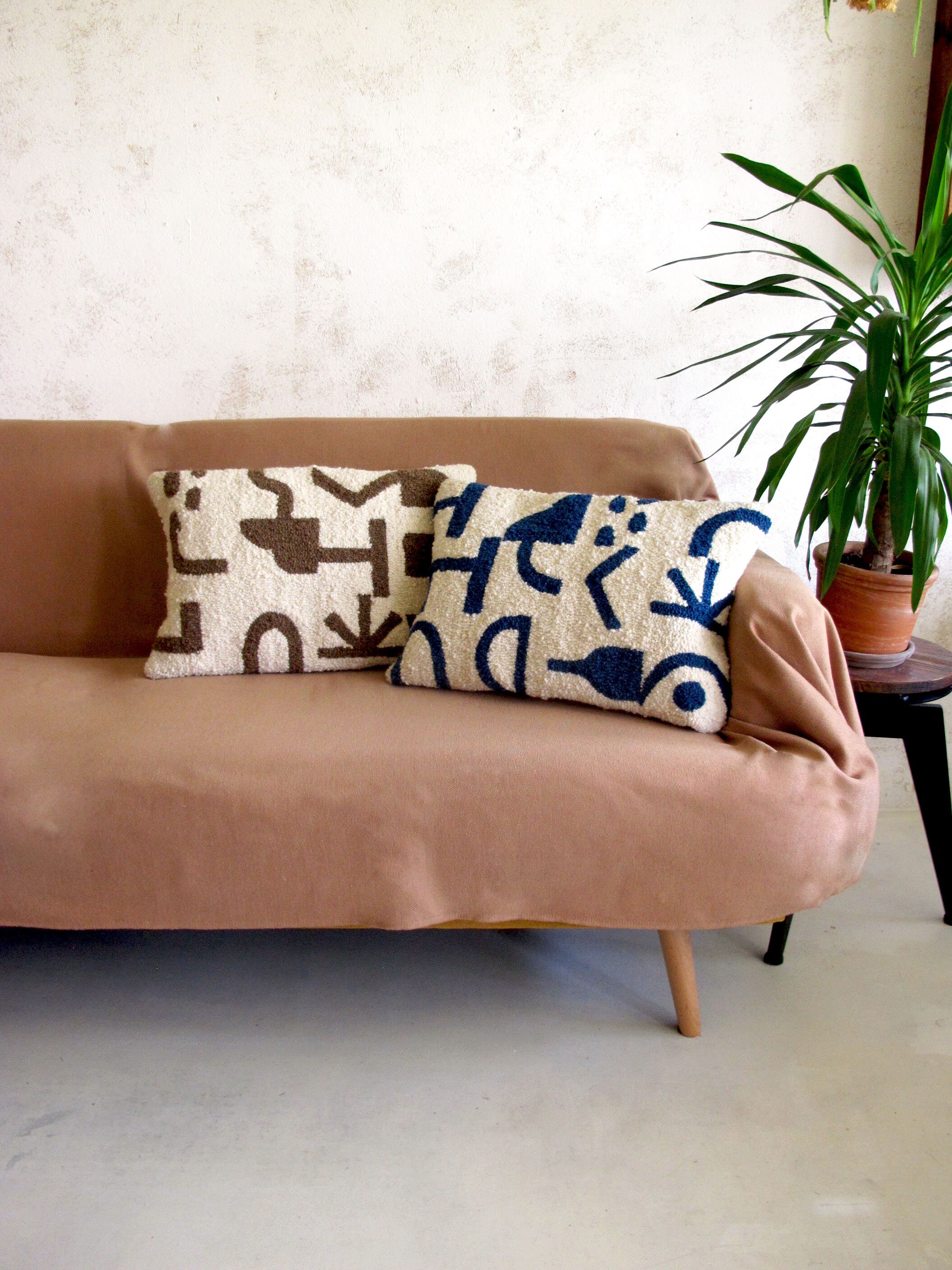 Modern Decorative Pillow Cover Geometric Pattern Accent Pillow - Etsy