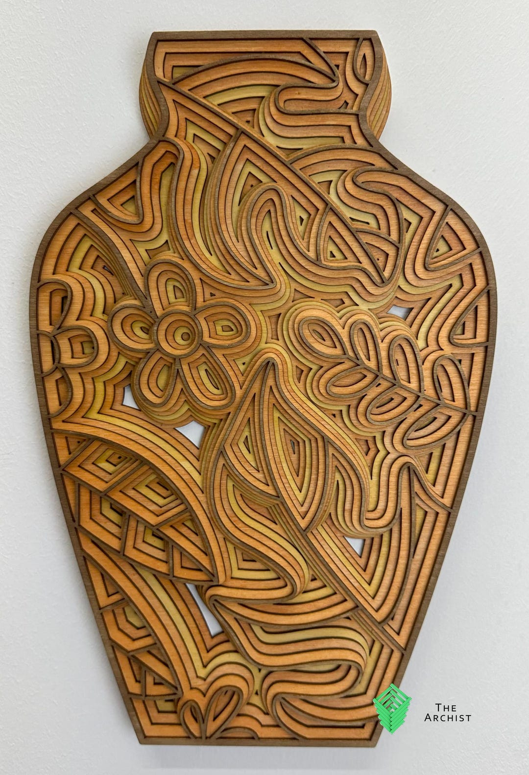 Layered Art 'vase' A Multi-layered Laser Cut Art, Artist Proof - Etsy