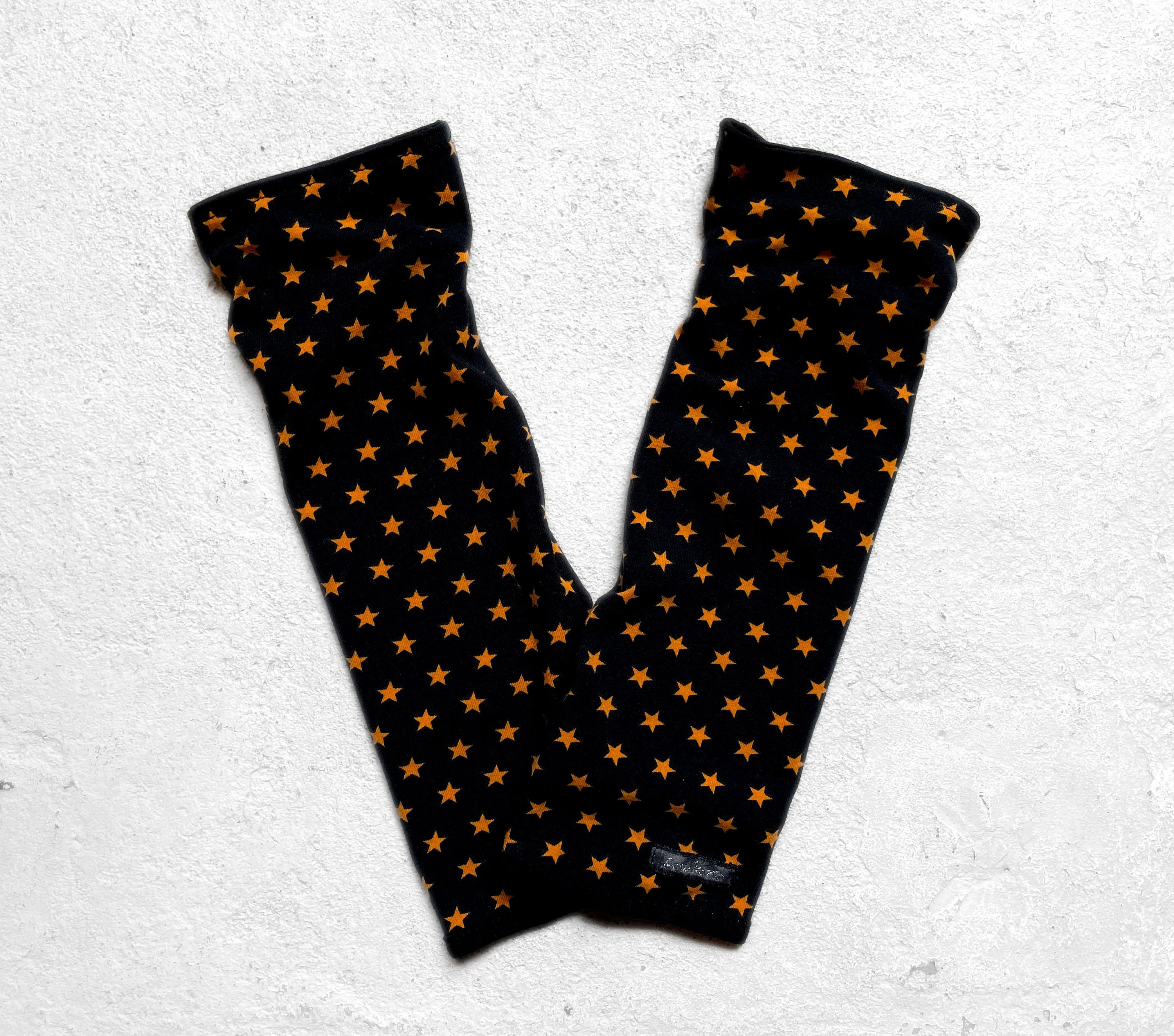 Reversible Arm Warmers *stars* Made of Cotton & Viscose Jersey *hand ...