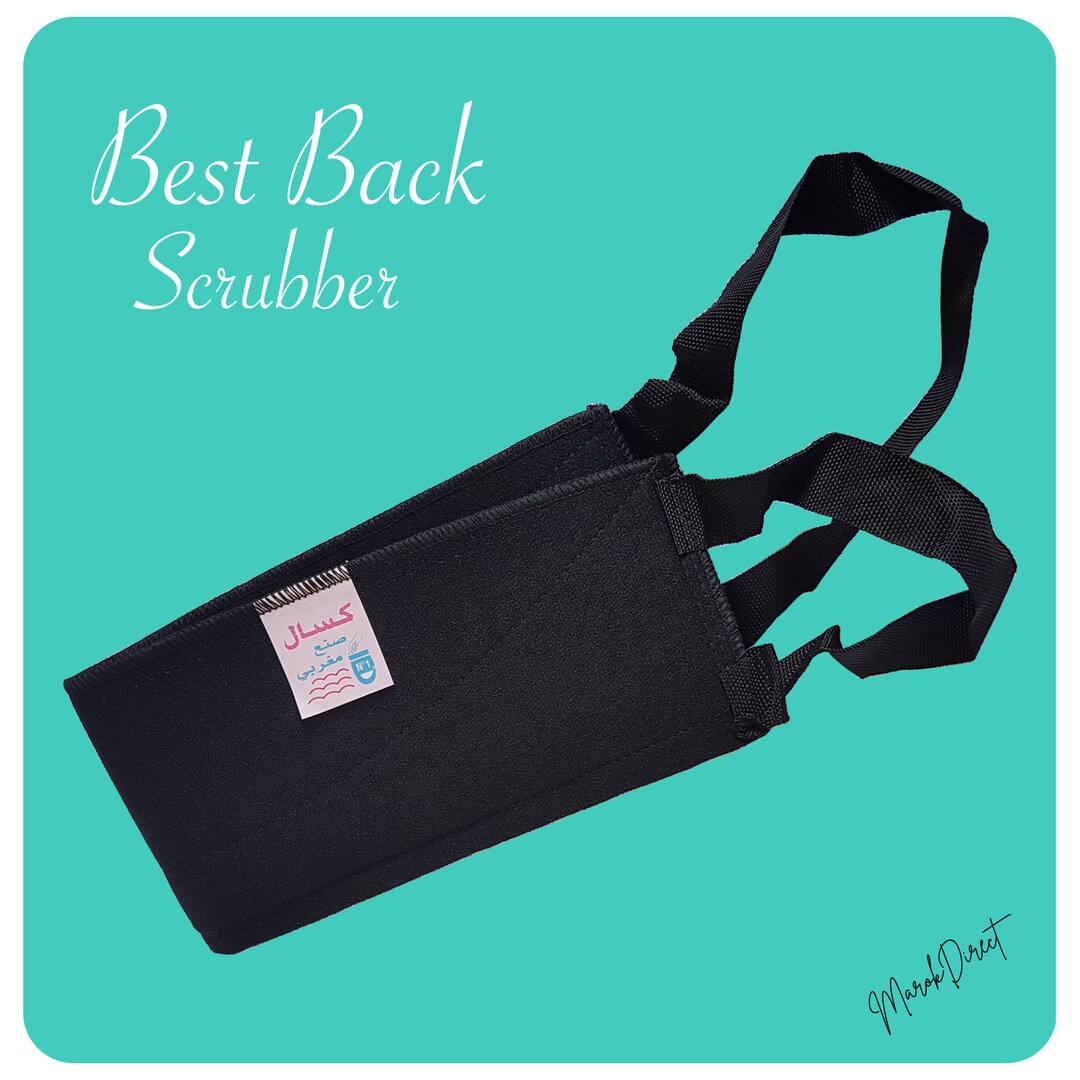 Best Exfoliating Kessa Back Scrubber Strap for Shower - Moroccan Hammam ...