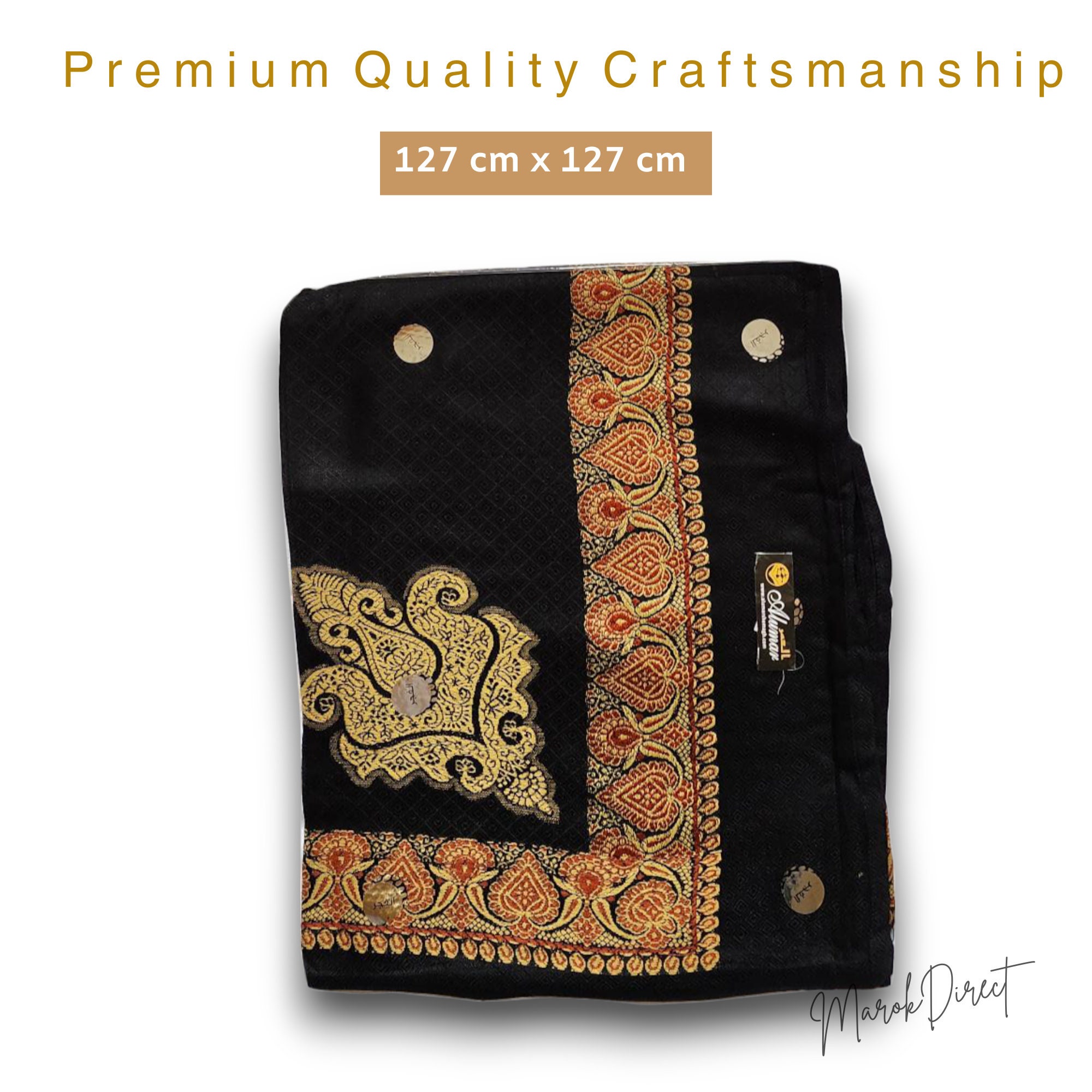 Elegant Yemeni Shemagh Shawl, Black Yemeni Shemagh Keffiyeh for Men ...