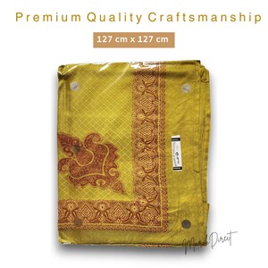 Premium Yemeni Shemagh Scarf, Traditional Arab Desert Keffiyeh Shawl ...