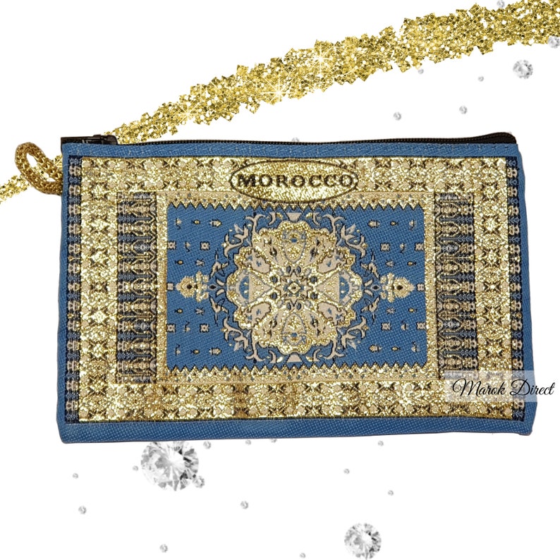 Moroccan Coin Purse Unique Womens Zipper Pouch Turkish | Etsy