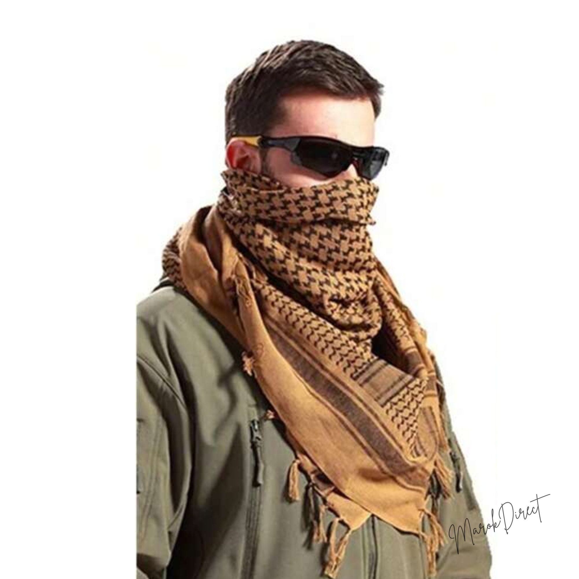 Palestine Shemagh Scarf, Palestinian Traditional Shemagh Keffiyeh, Men ...