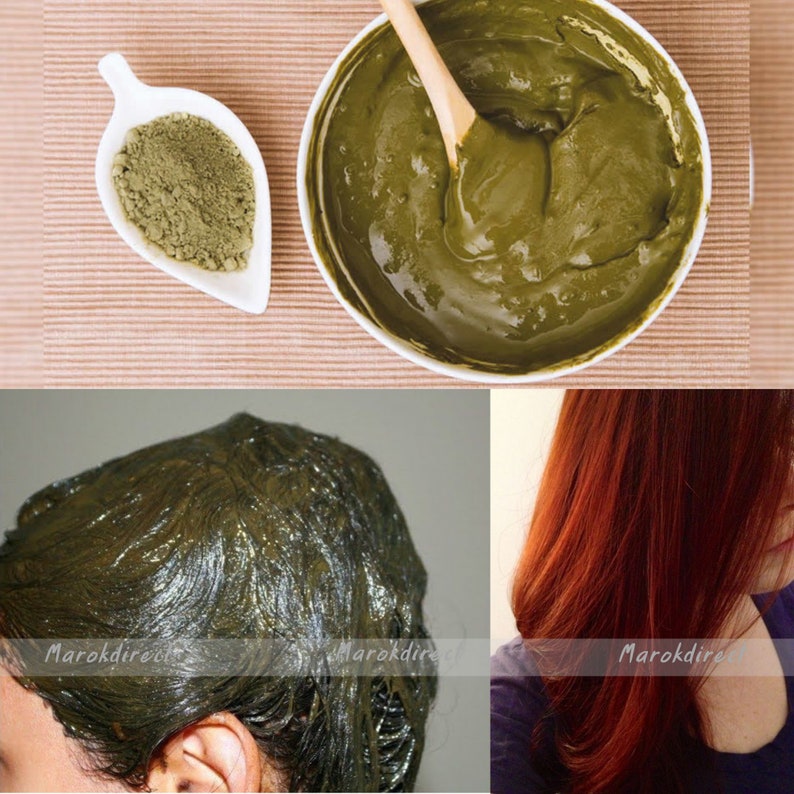 Organic Henna Powder - Natural Hair Colour Dye - Moroccan Henna Red ...