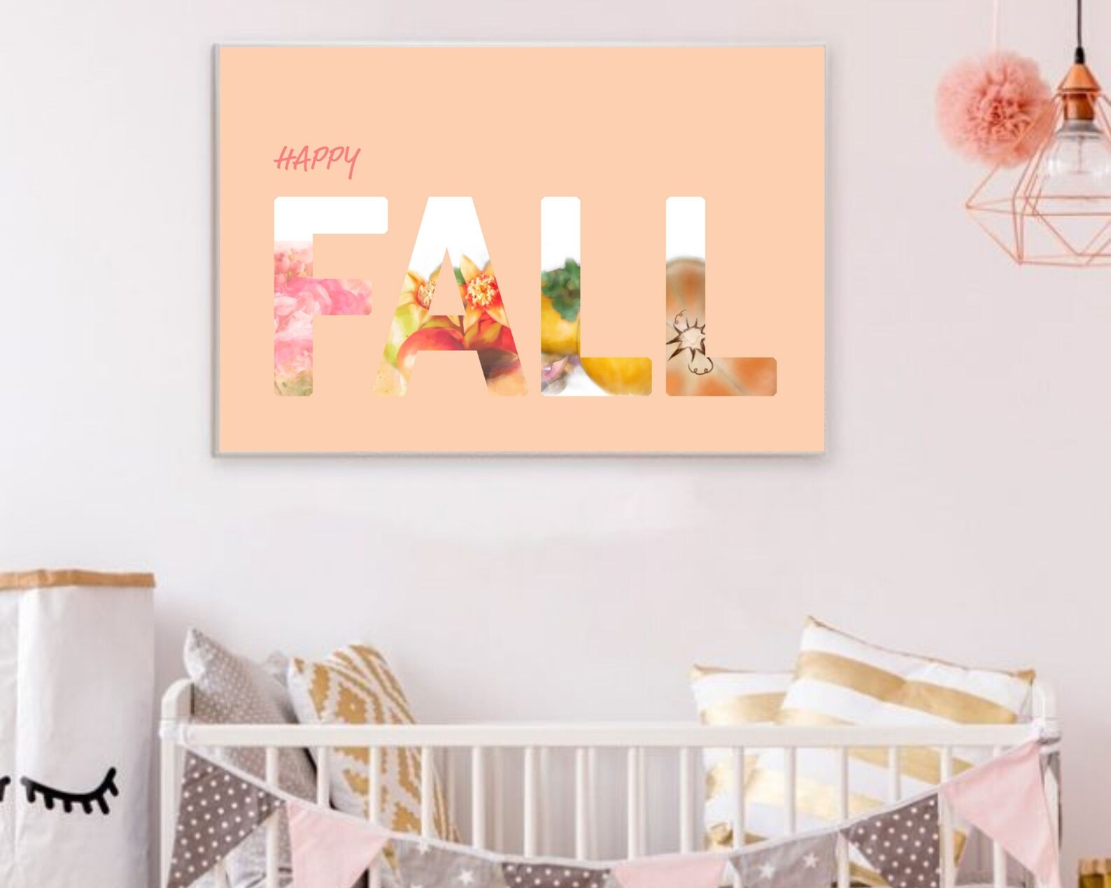 Happy Fall Word Art Fall Decor Happy Fall Sign Happy Fall - Etsy