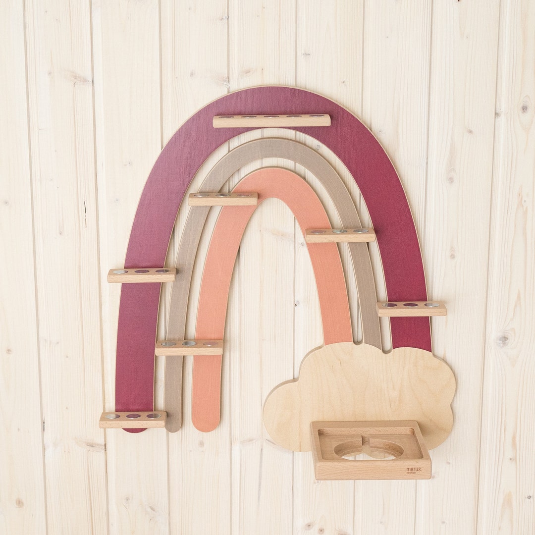 Tonie Shelf Music Box Shelf Toniebox Shelf Rainbow Berry Beige Gray ...