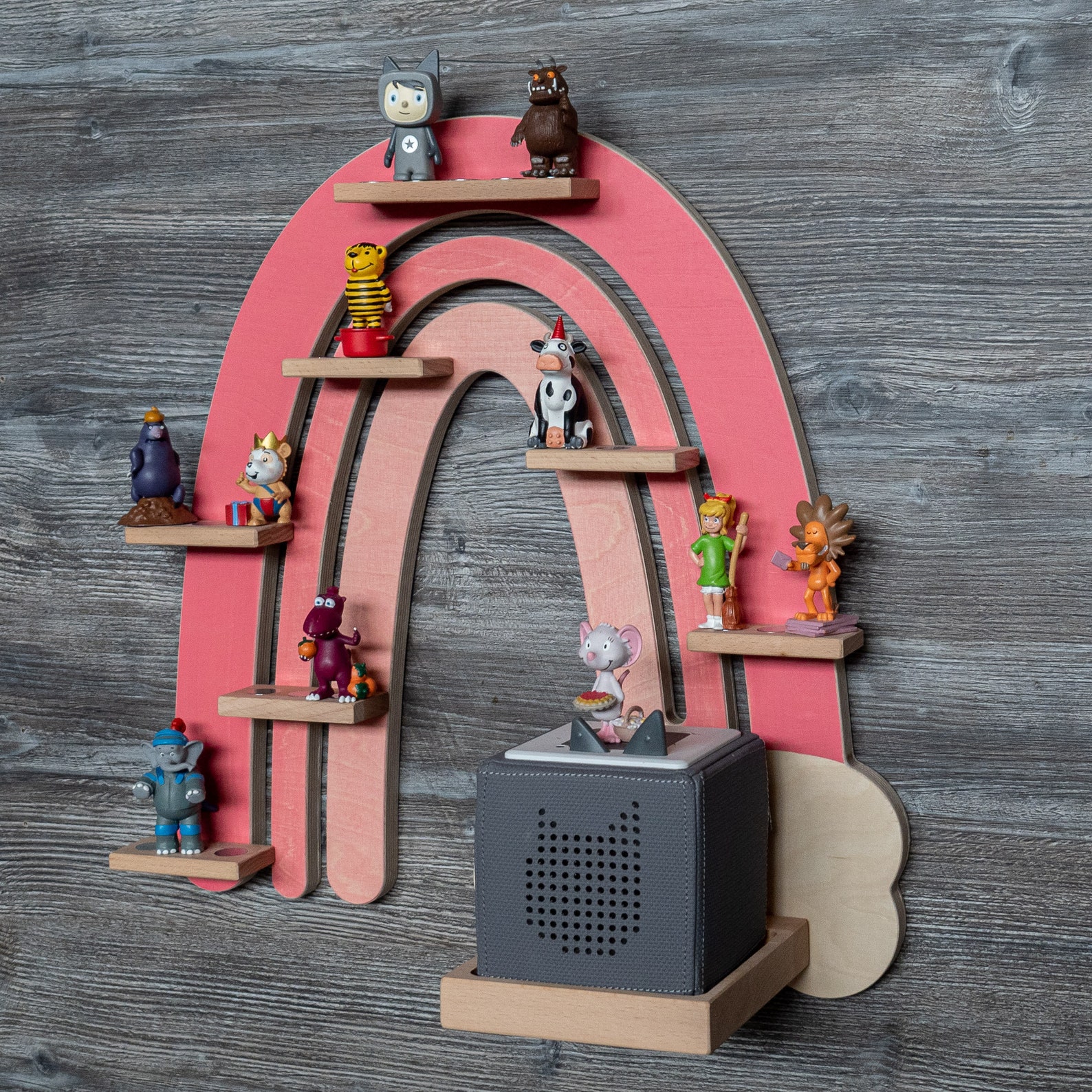 Tonie-Regal Musikbox-Regal Toniebox-Regal Regenbogen Pink Rosa | Etsy