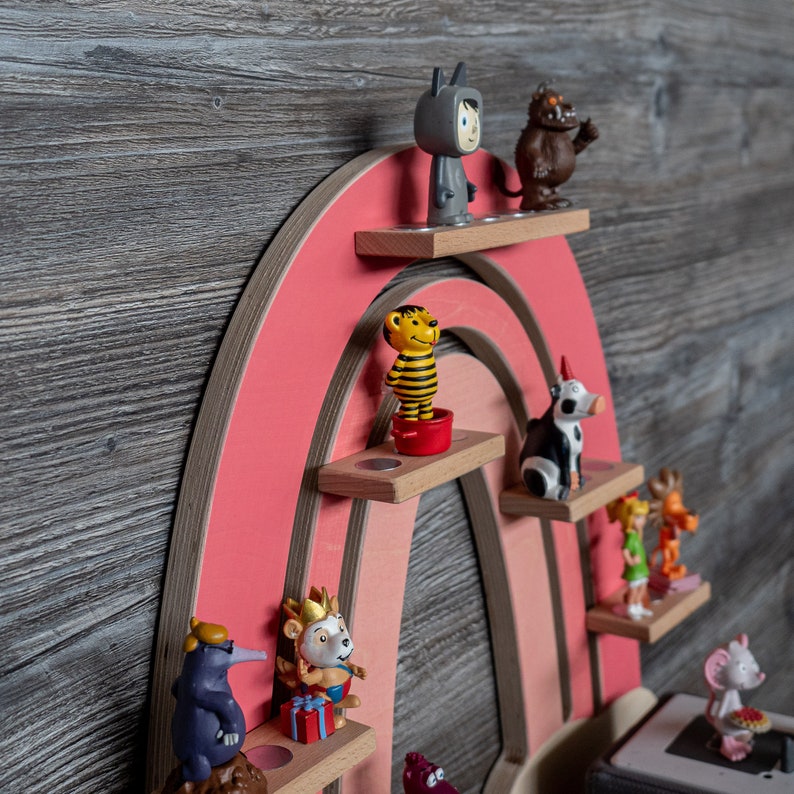 Tonie-Regal Musikbox-Regal Toniebox-Regal Regenbogen Pink Rosa | Etsy