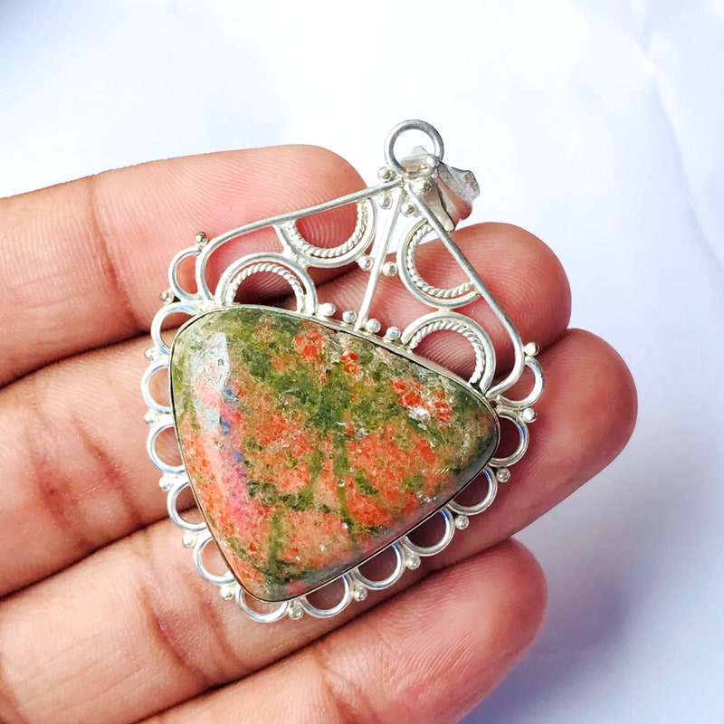 Unakite Jasper - Etsy