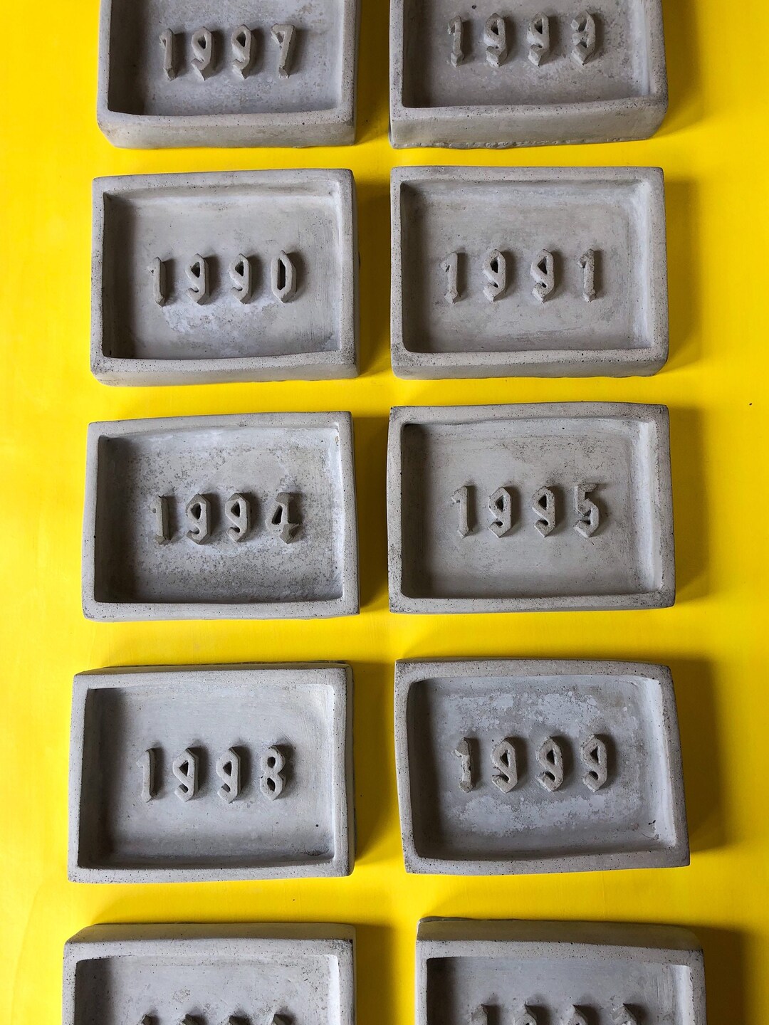 1990-1999 Cement Trays 90s Aesthetic 90s Baby Cement Trinket Tray Key ...