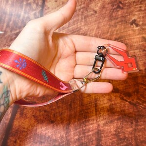 Hades Game Lanyard Keychain, Indie Video Game Accessories, Cane Wrist ...
