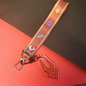 Hades Game Lanyard Keychain, Indie Video Game Accessories, Cane Wrist ...