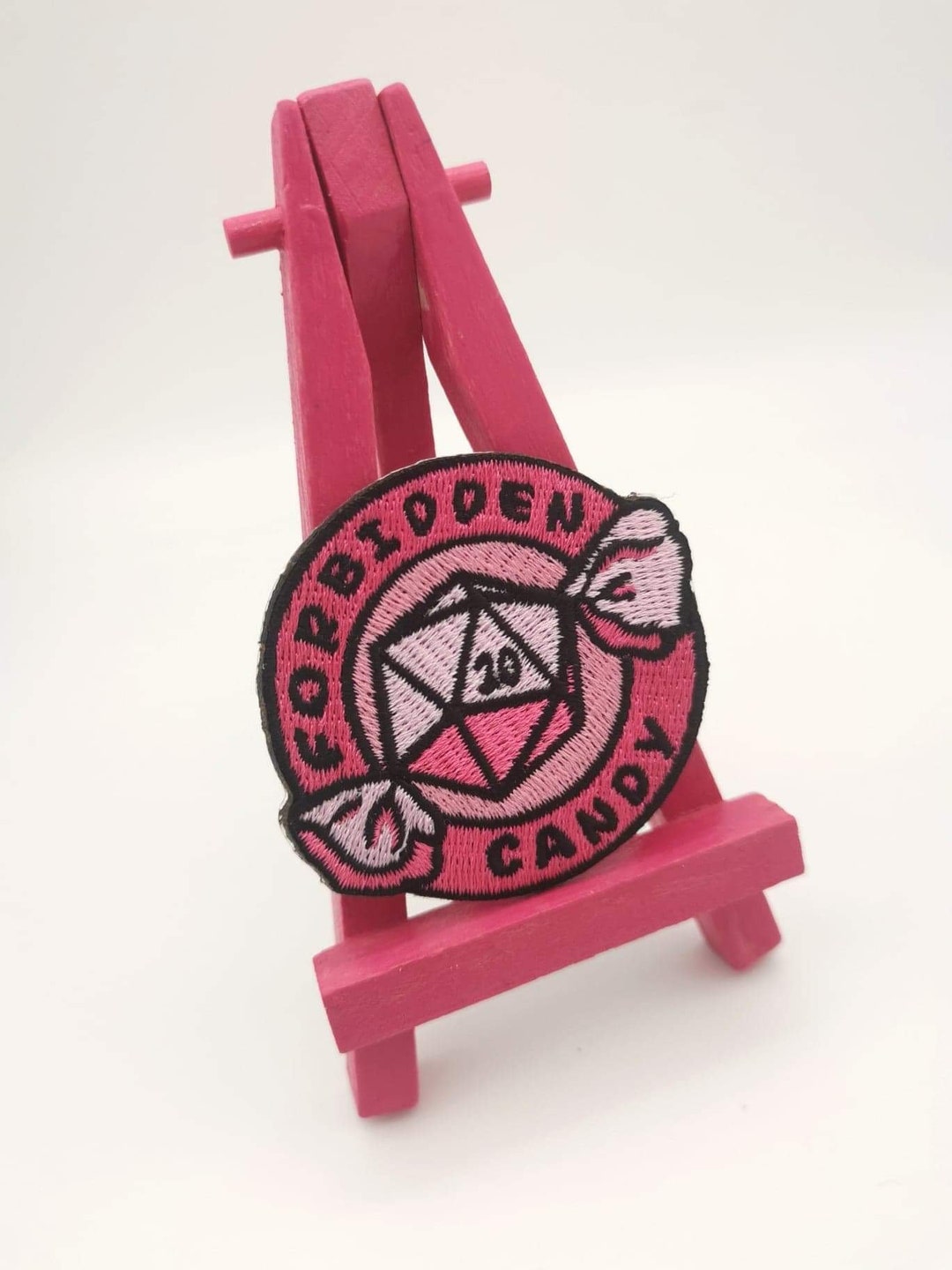 Forbidden Candy Embroidery Patch, Dungeons and Dragons Patches, Würfel ...