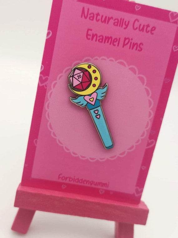 Magical Girl Dice Wand Hard Enamel Pin | Etsy