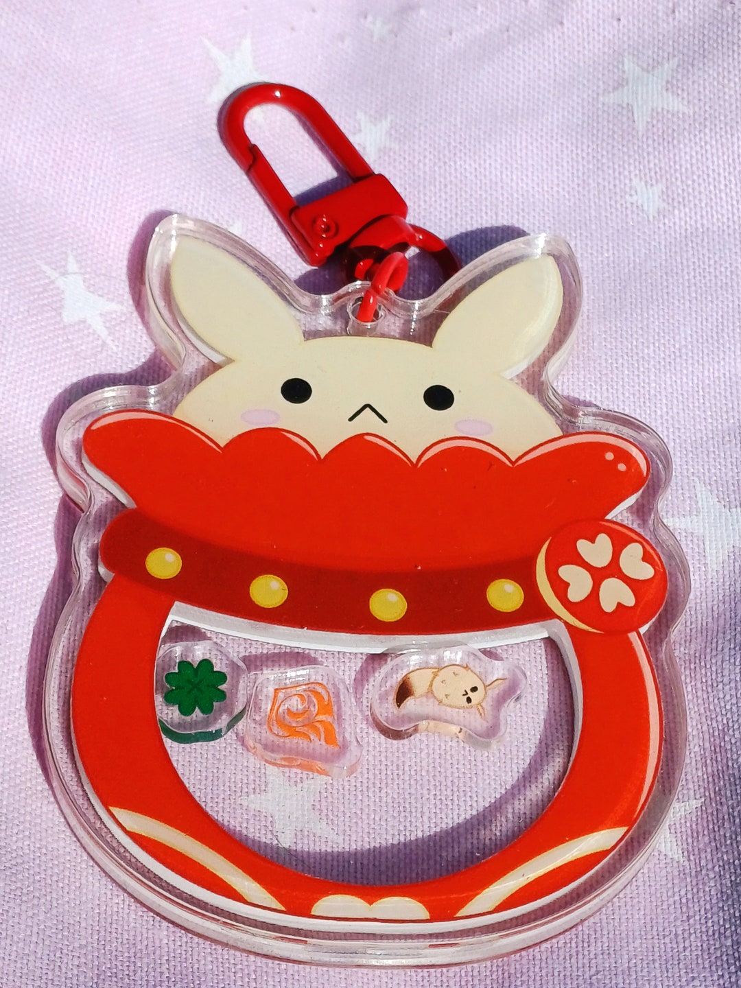 Klee Genshin Impact Jumpty Dumpty Bomb Interactive Shaker Keycharm - Etsy