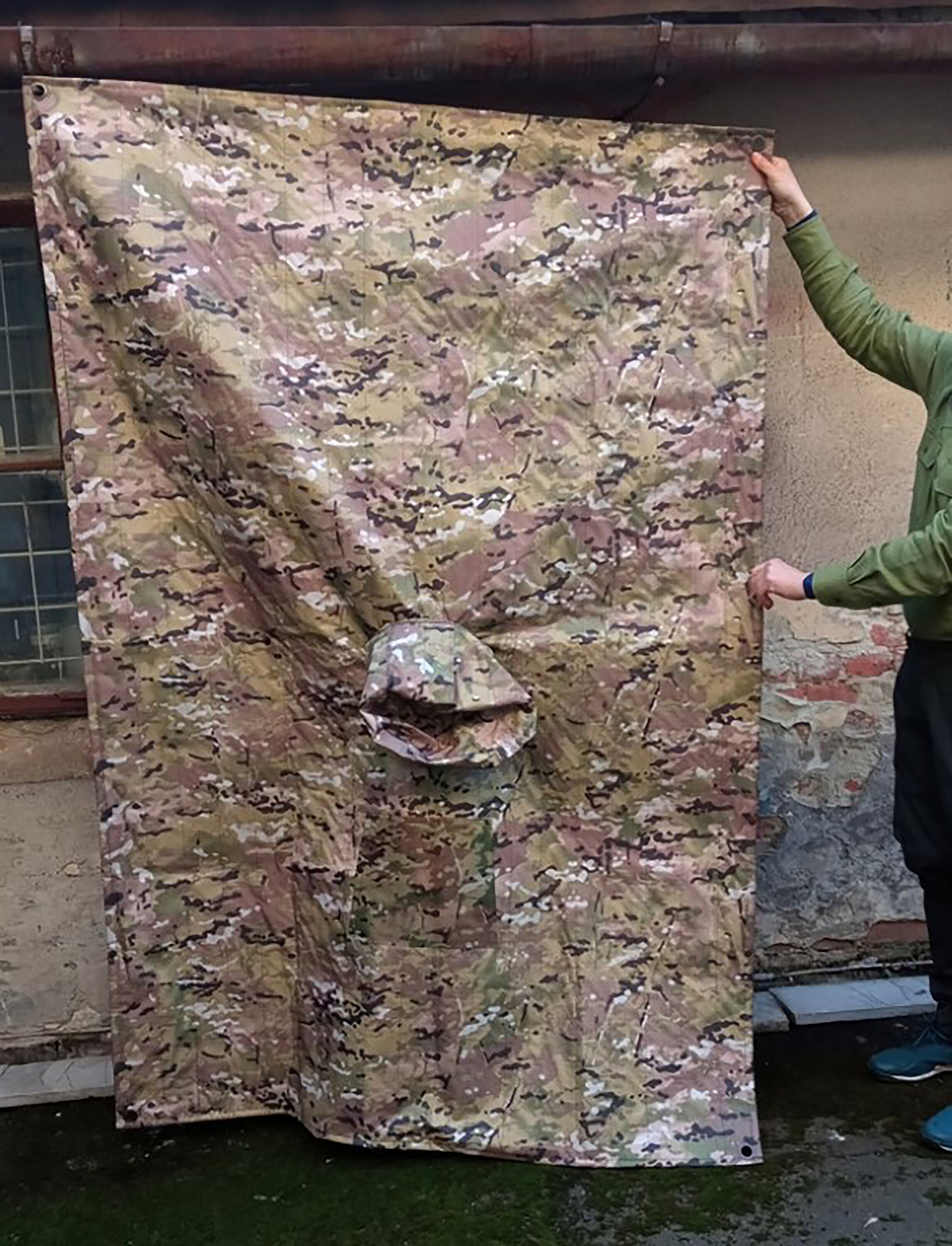 Military Thermal Poncho, Intermat Stealth Cloak, Survival Camo Cloak ...