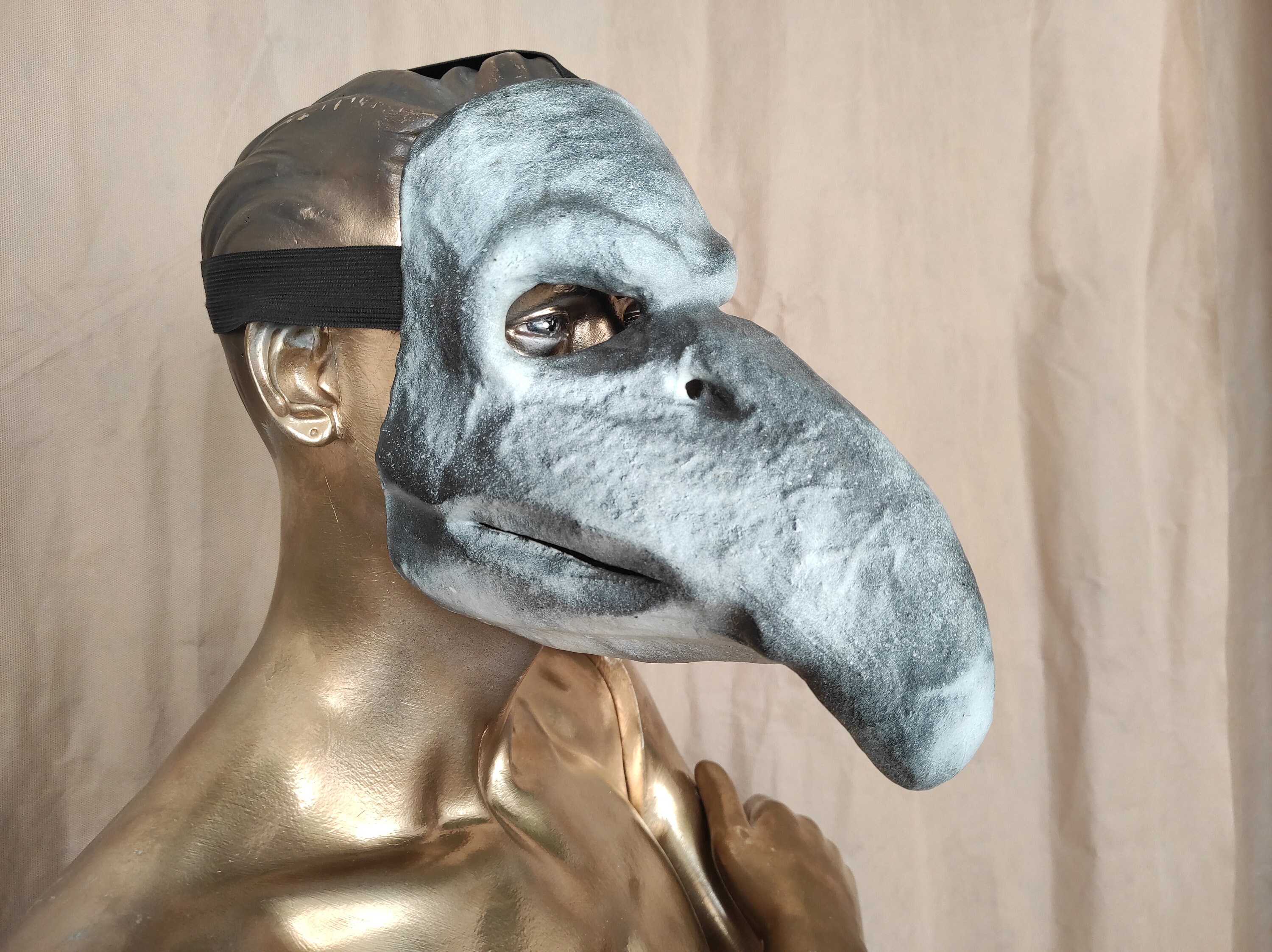 Scary Masks for Monster Cosplay Costume, Horror Paper Mache Full Face ...