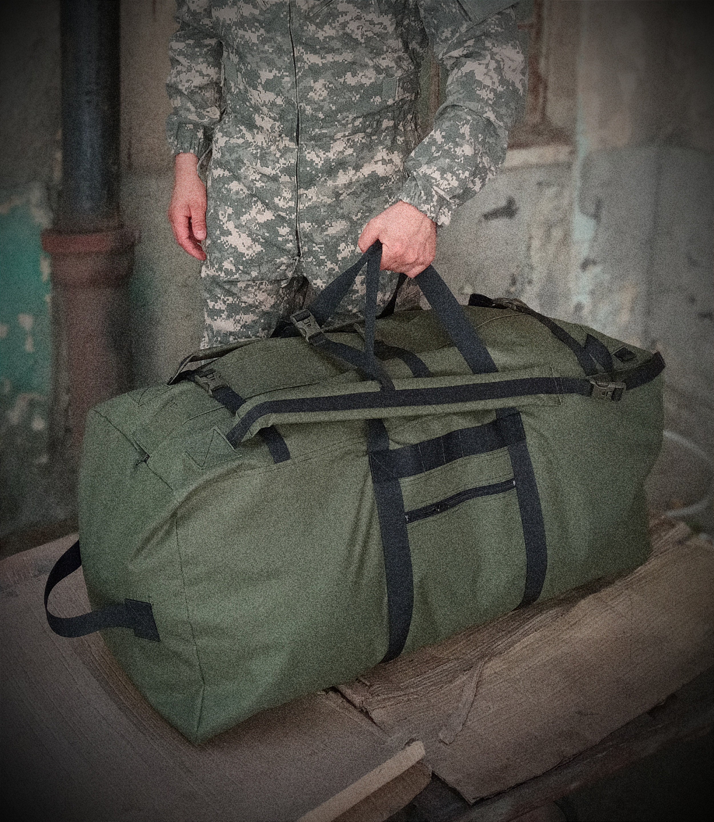 Military Duffle Bag, Sea Bag, Ukraine Army Tactical Bag, 120L Camo ...