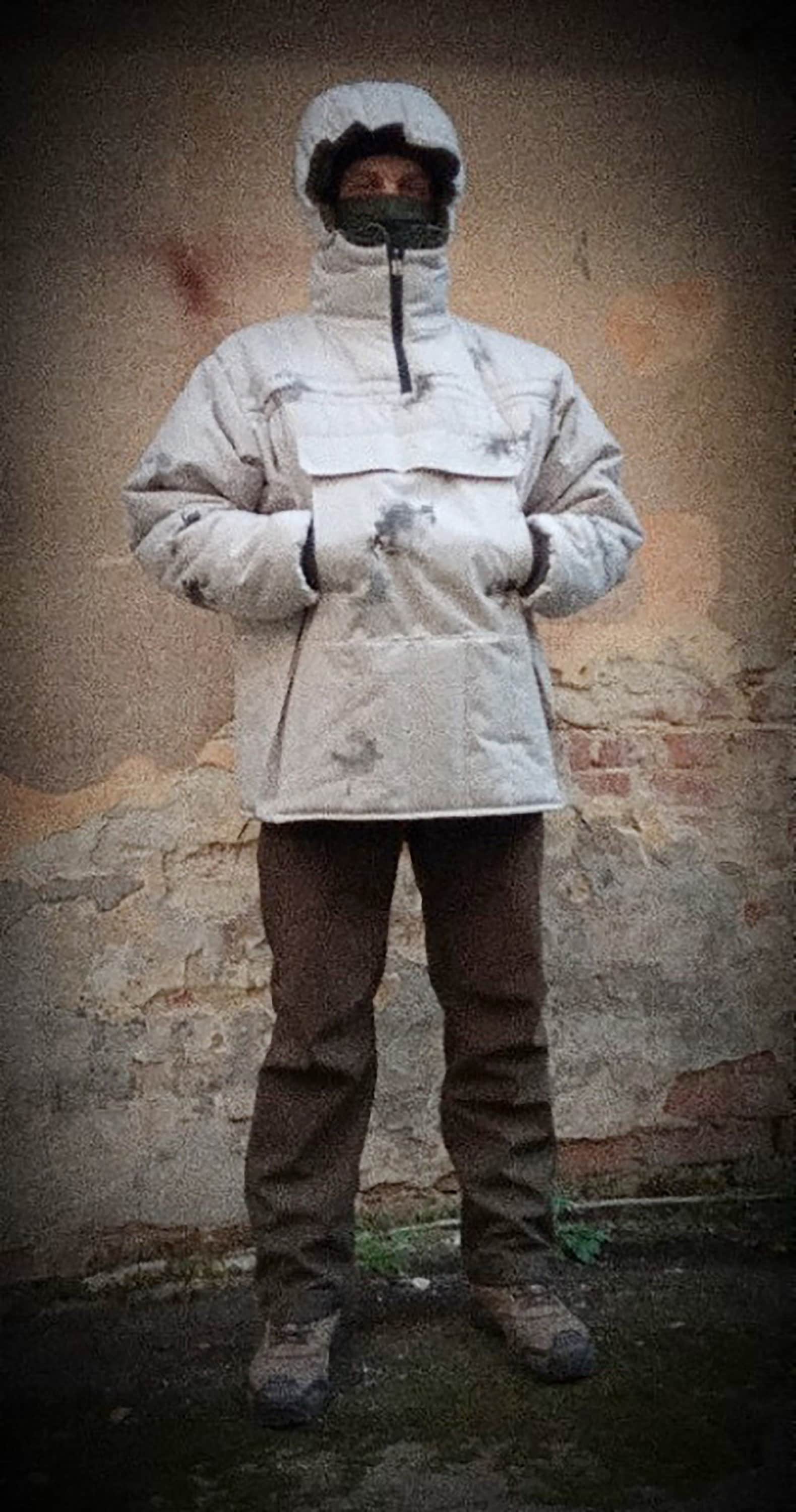 Ukrainian Military Winter Camo Jacket With a Hood, Double Camo Winter ...