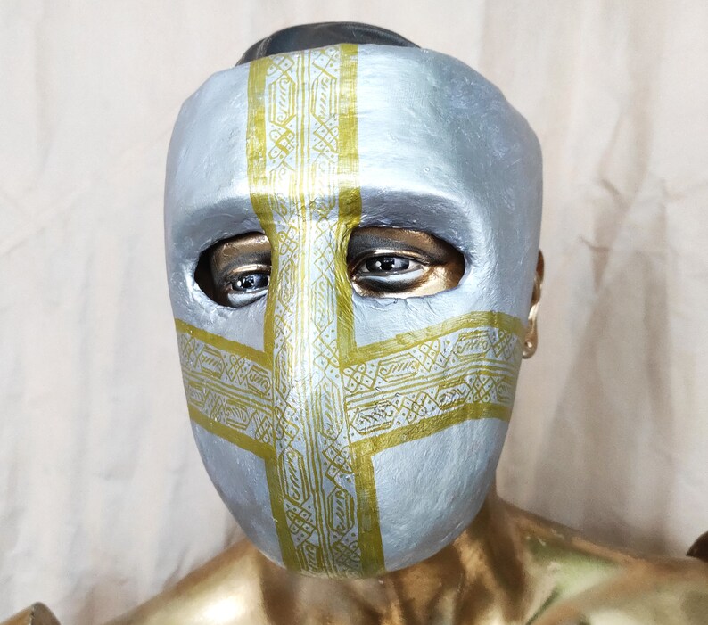 Scary Masks for Monster Cosplay Costume, Horror Paper Mache Full Face ...