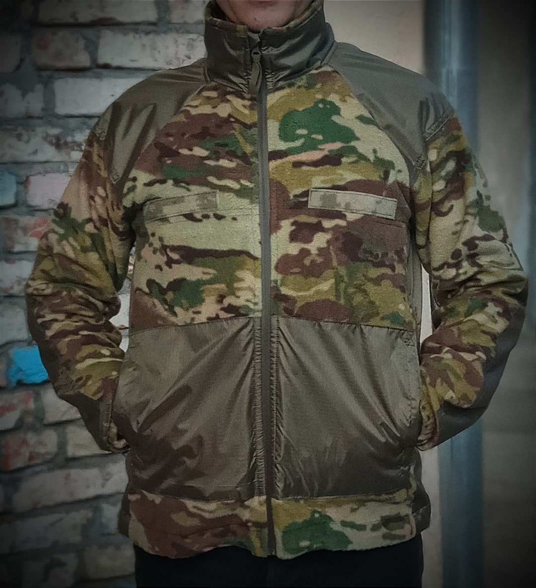 Tactical Softshell Jacket, Classic Camo Fleece Jacket, Army Soldier ...