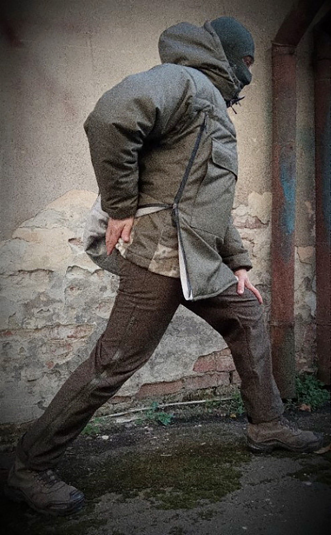 Ukrainian Military Winter Camo Jacket With a Hood, Double Camo Winter ...