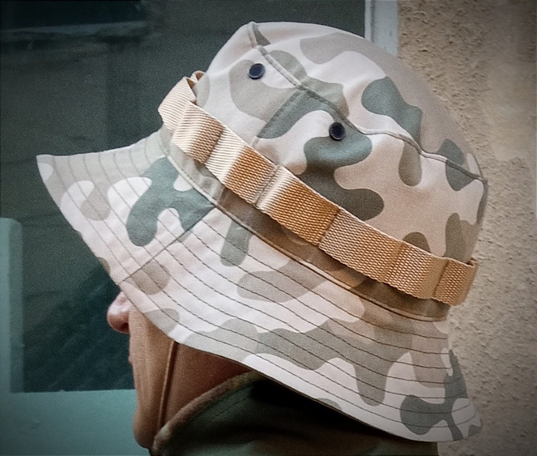 Tactical Boonie Hat, Cargo Hat, Combat Army Booney Hat, Wide Brim ...
