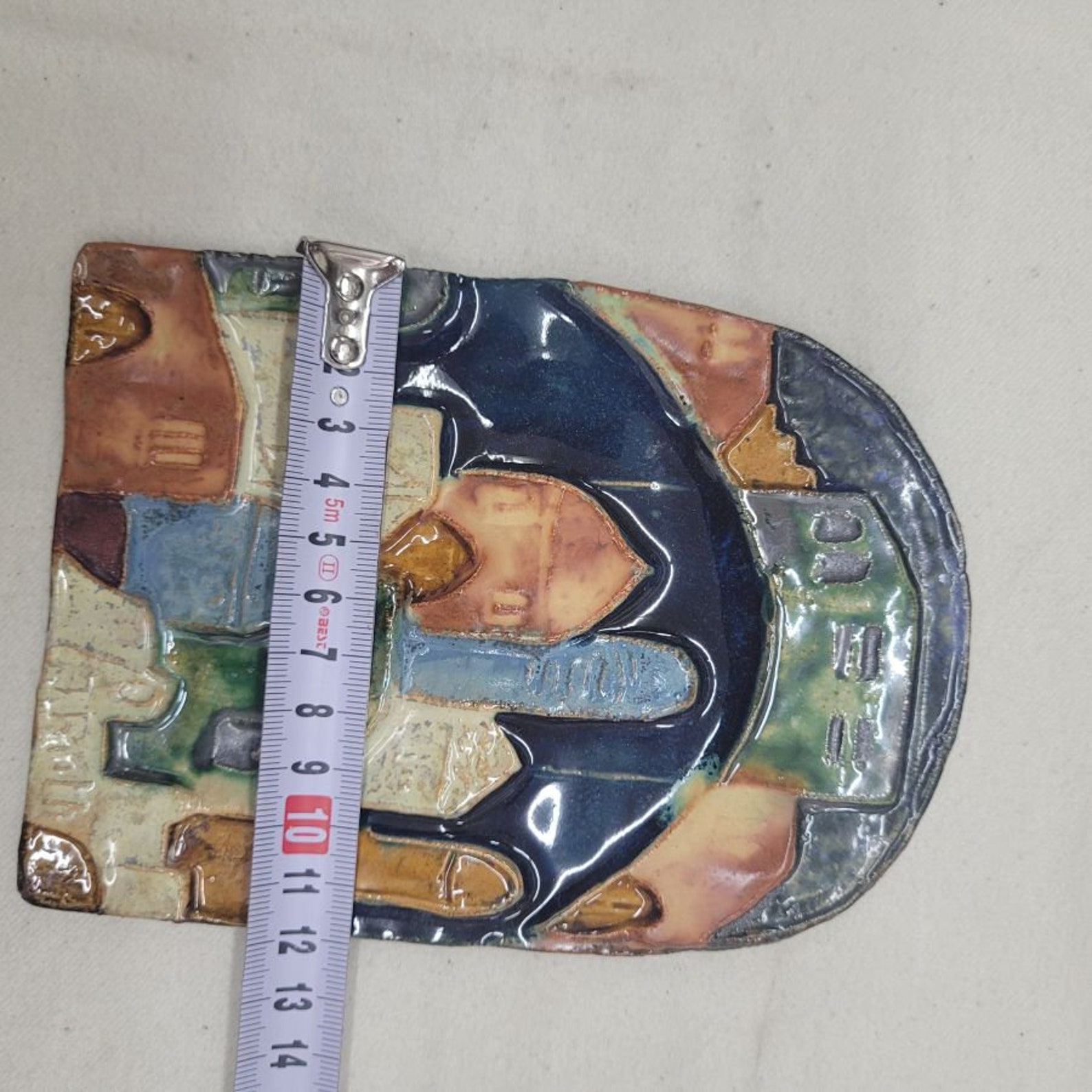 Ruth Factor Glazed Ceramic Jerusalem Houses View Tile Handmade - Etsy