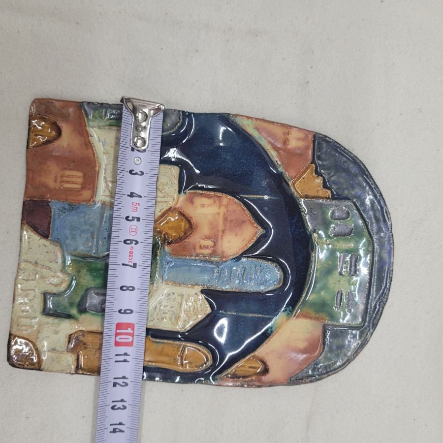 Ruth Factor Glazed Ceramic Jerusalem Houses View Tile Handmade - Etsy